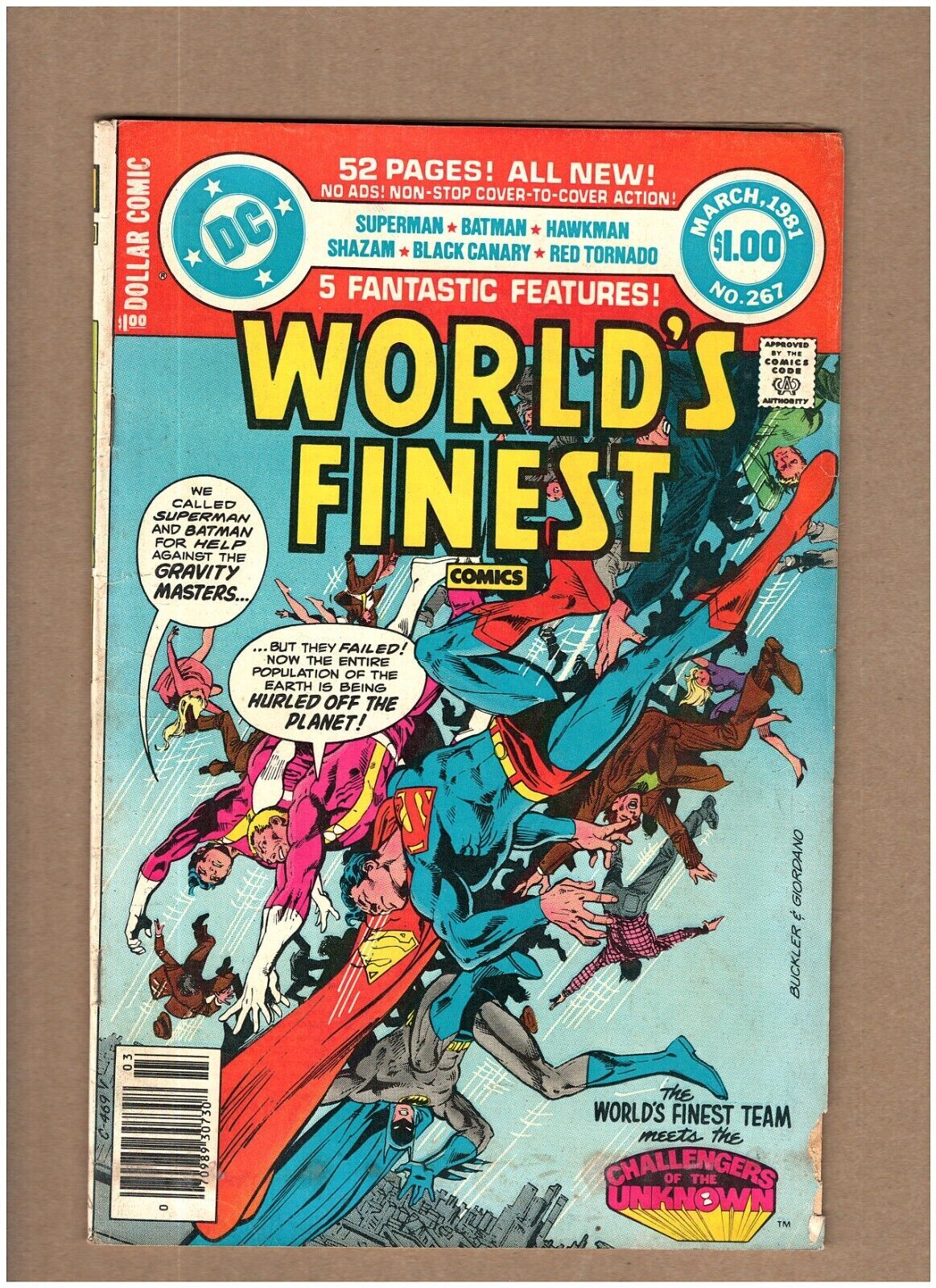 World's Finest #267 DC Comics 1981 Superman Batman Shazam Hawkman GD 2. ...