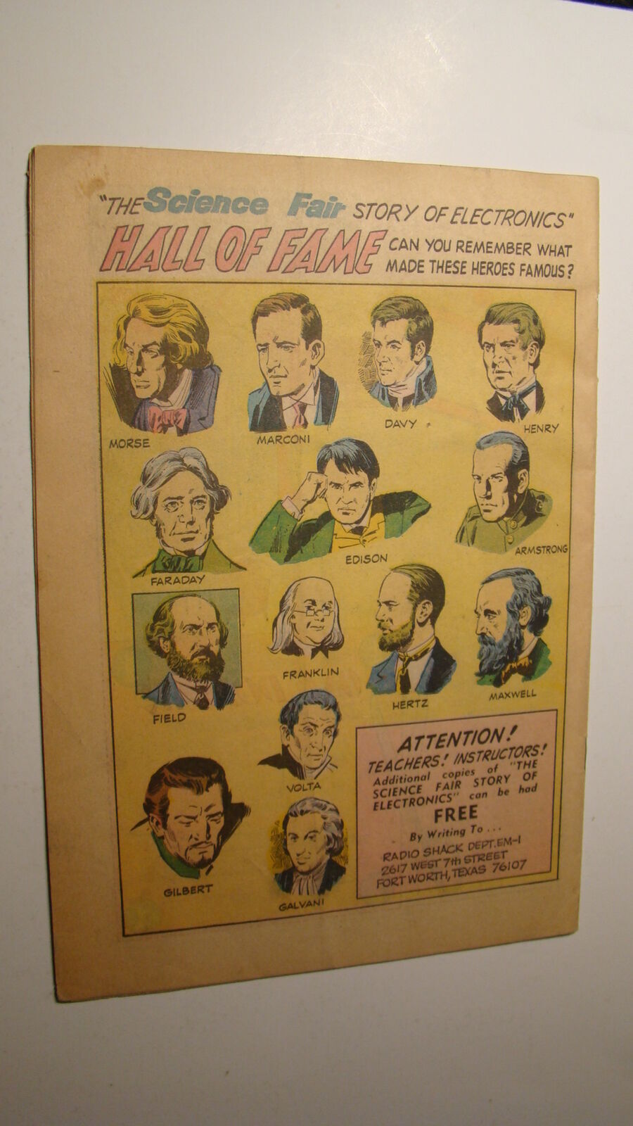 Electronics - Science Fair Story of 1972 Copy Thomas Edison BEN ...