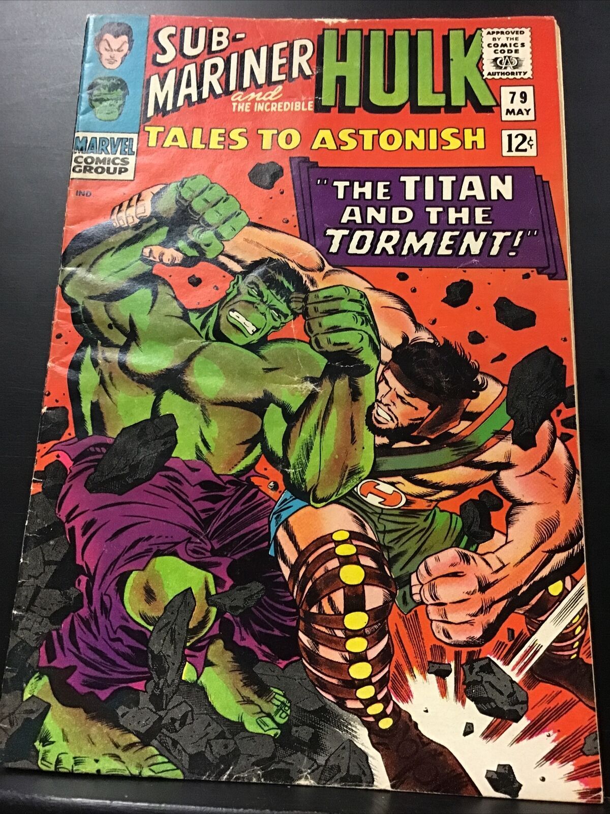 Sub-Mariner and the Incredible Hulk Tales to Astonish #79 VG+/F ...