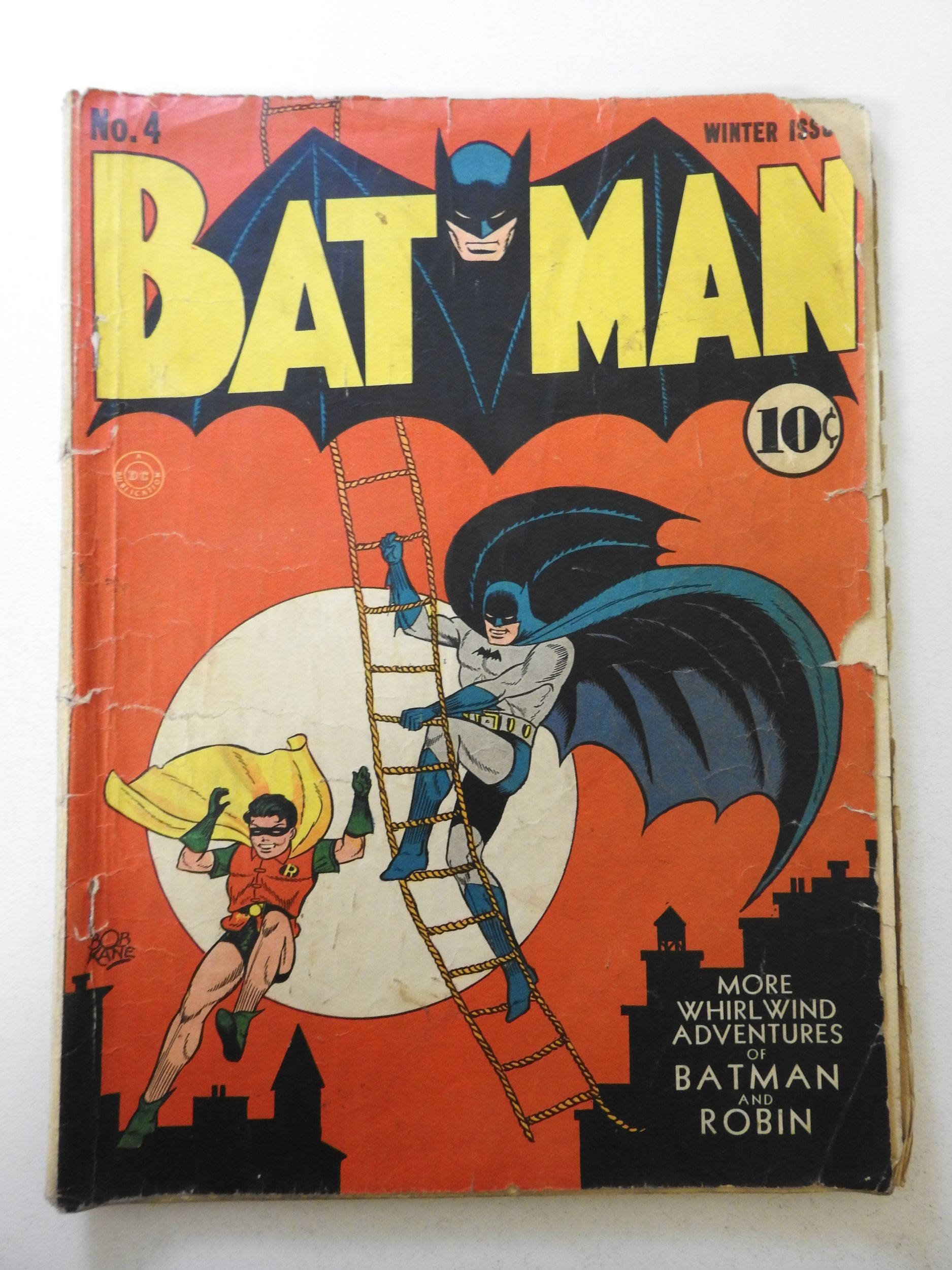 Batman #4 (1941) FR/GD Condition 4th App of the Joker! see description ...