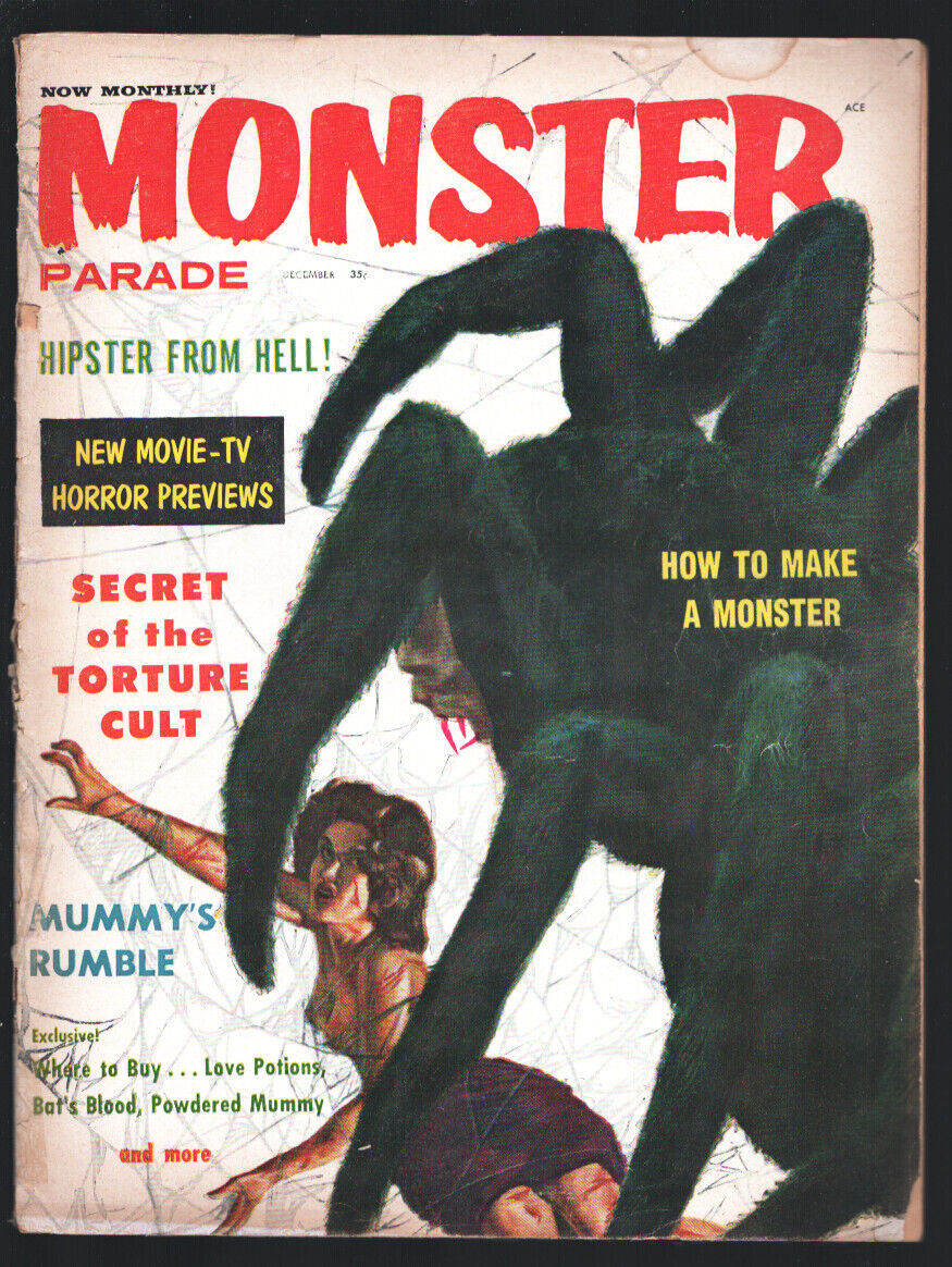 Monster Parade #3 12/1958--Movie monster photos-pre code horror type ...