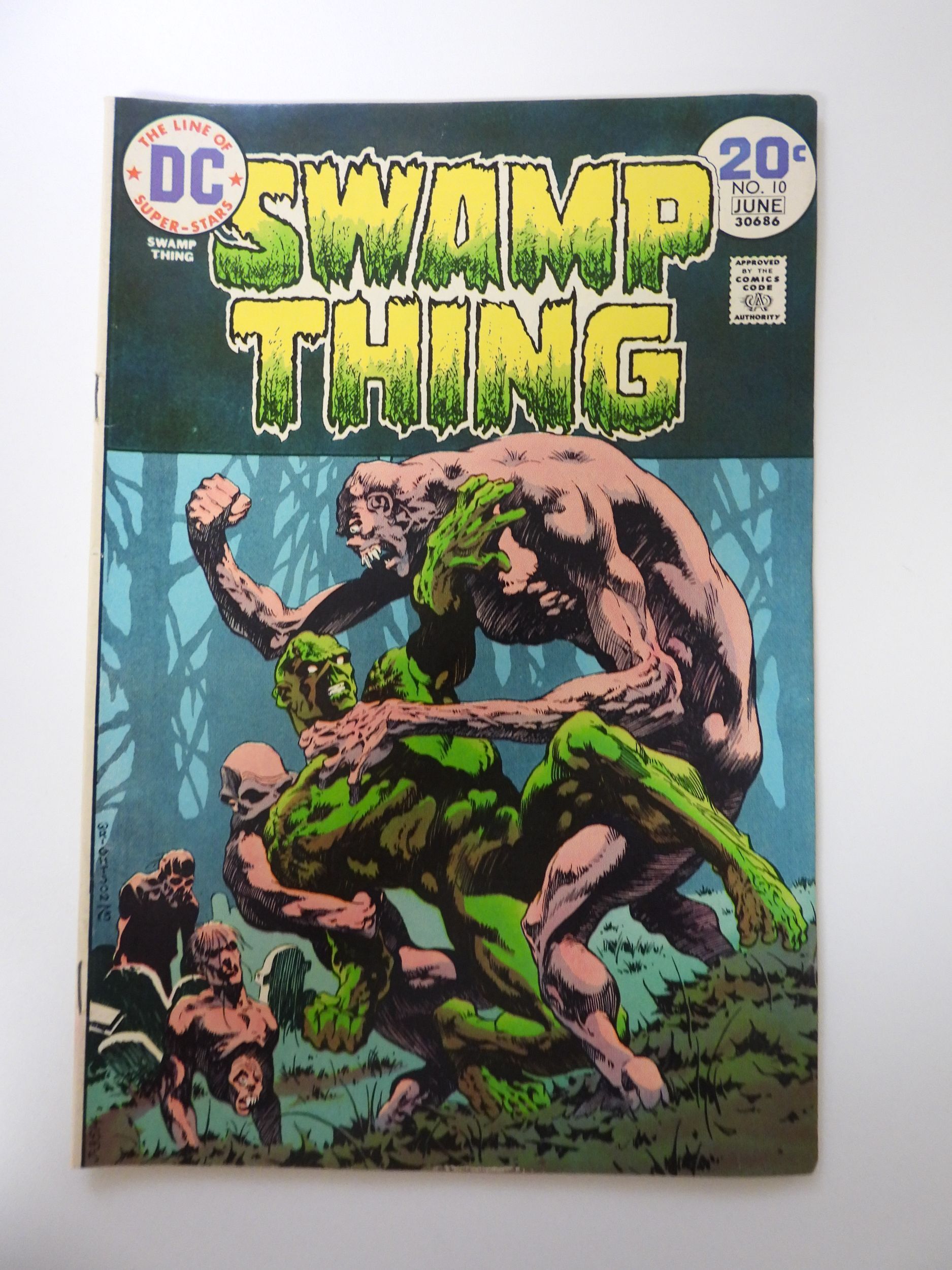 Swamp Thing #10 (1974) FN/VF condition "stain back cover" | Comic Books ...