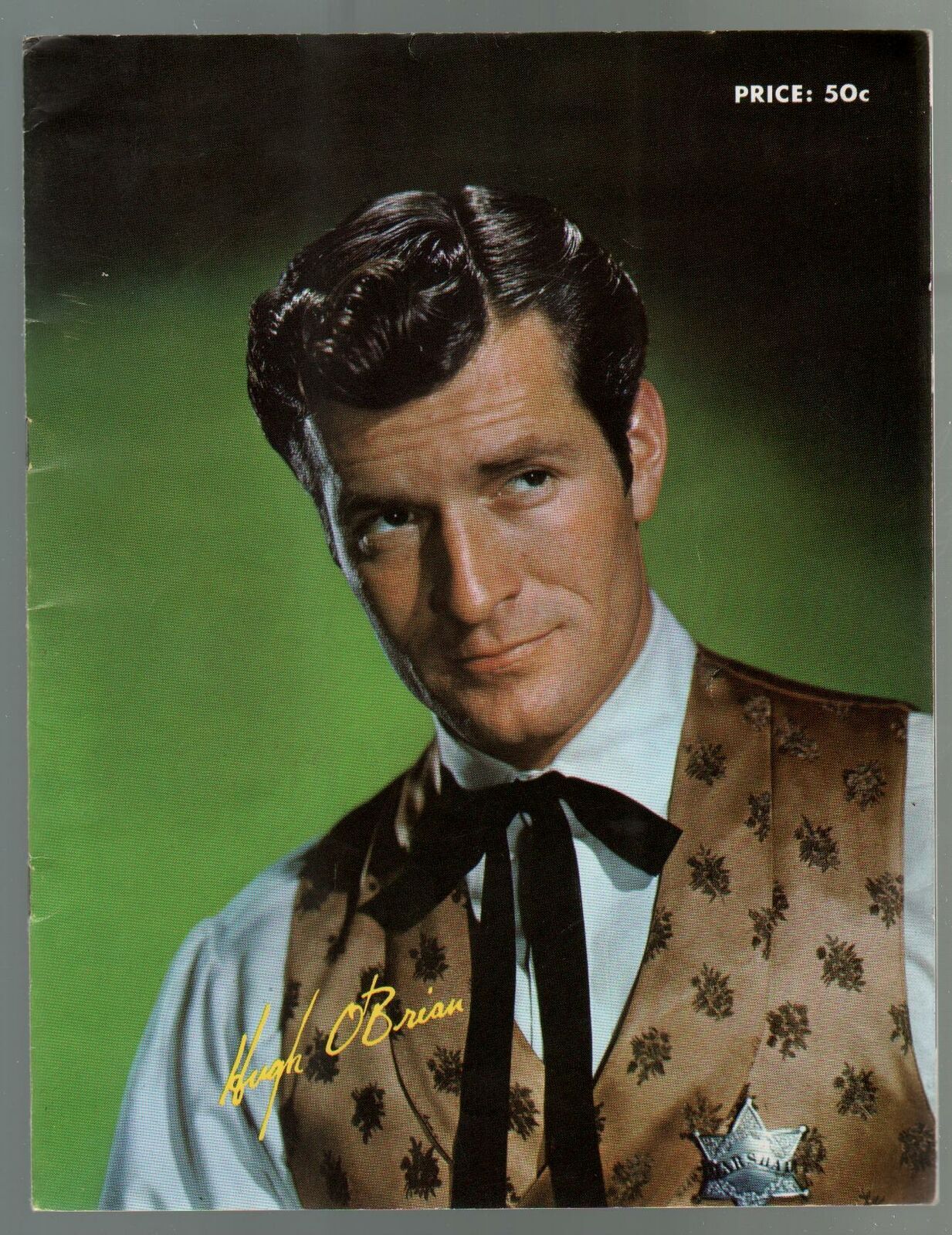 Hugh O"Brian-Wyatt Earp 1957-Proctor & Gamble-photos-life story-rare-VF ...