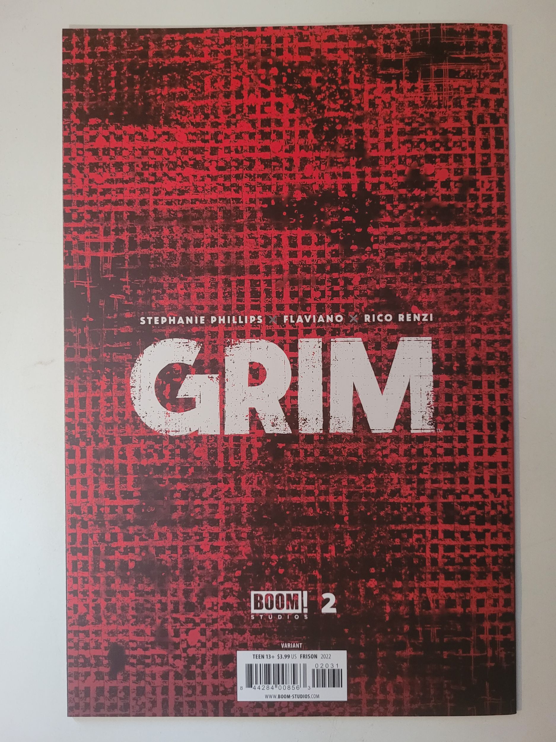Grim #2 Cover C (2022) Frison Variant | Comic Books - Modern Age, Boom ...