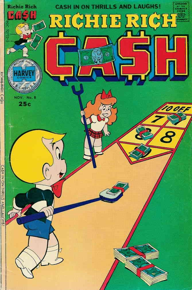 Richie Rich Cash #8 VG ; Harvey | low grade comic All Ages 1975 ...