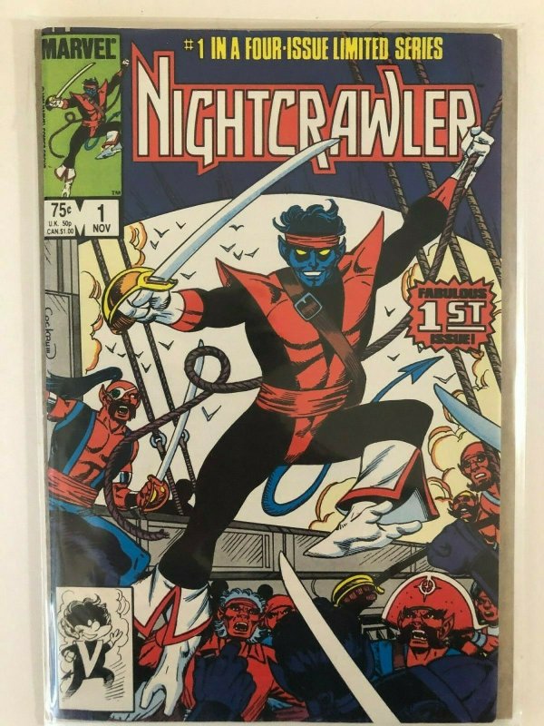 Nightcrawler #'S1&4 in a 4 Issue Mini Series--1985 Marvel / VF / Never ...