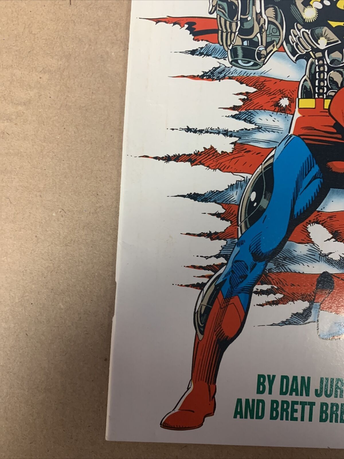 Superman #79 Iconic Flag Cover Jul 1993 Reign of the Supermen Cyborg ...