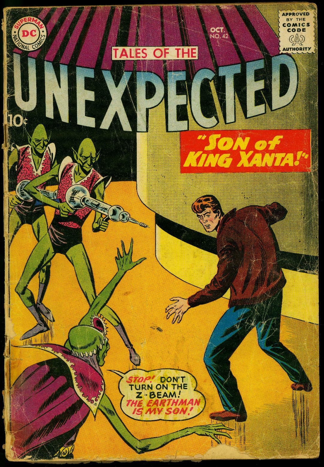 Tales of the Unexpected #42 1959- Space Ranger- DC Sci-fi Silver Age F ...