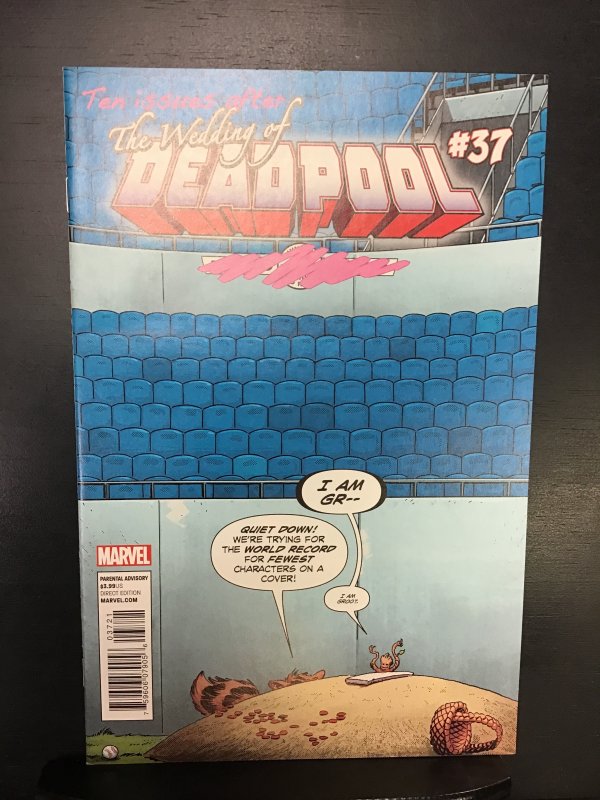 Deadpool #37 Rocket Raccoon and Groot Variant - Scott Koblish (2015)nm ...