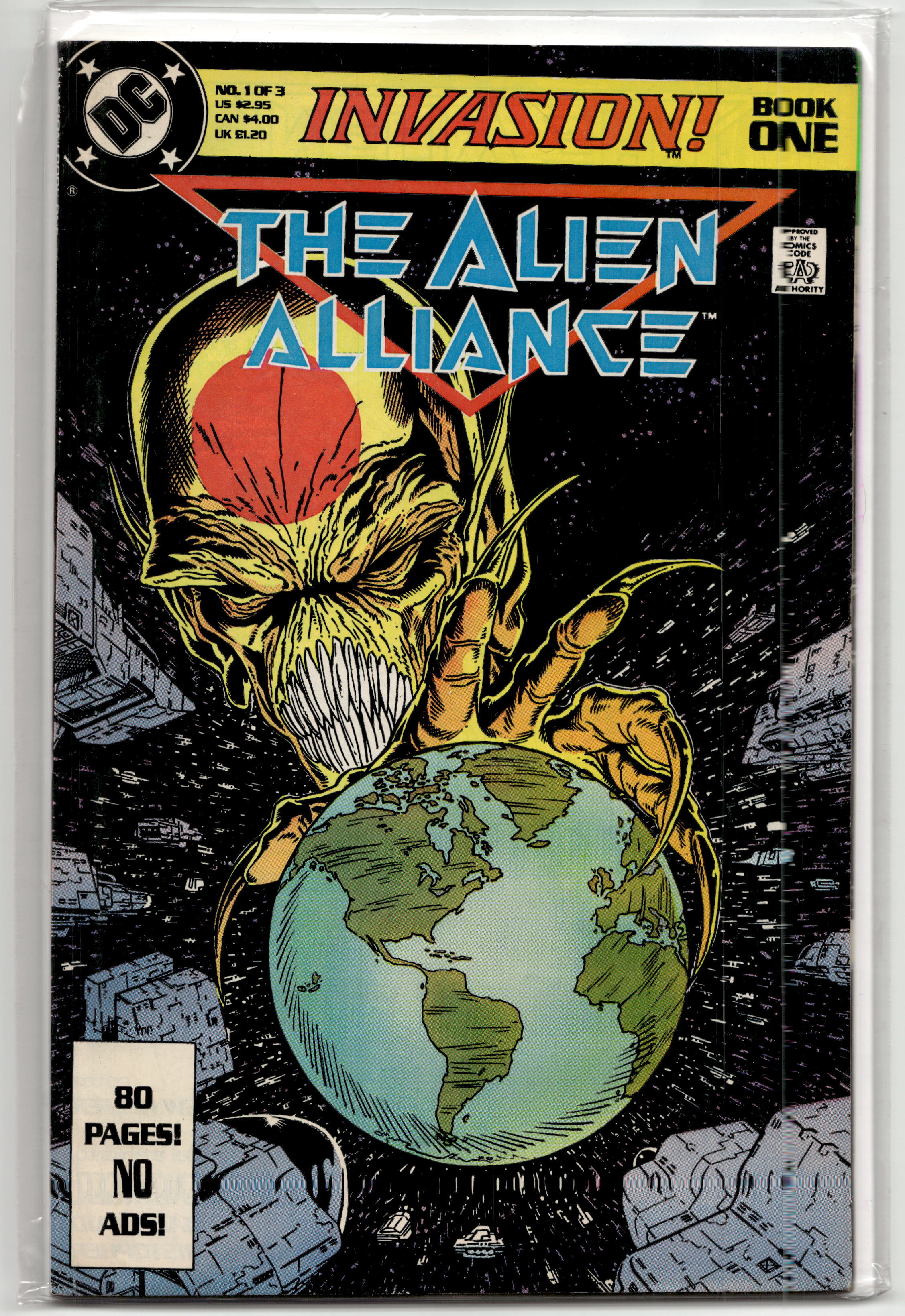 Invasion #1 (1988) Dominator [Key Issue] | Comic Books - Copper Age, DC ...