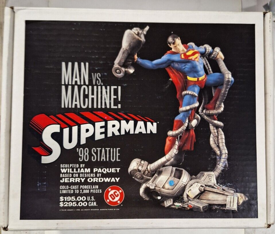 MAN VS Machine Superman Limited Edition Statue 2061/2800 (1998) DC ...