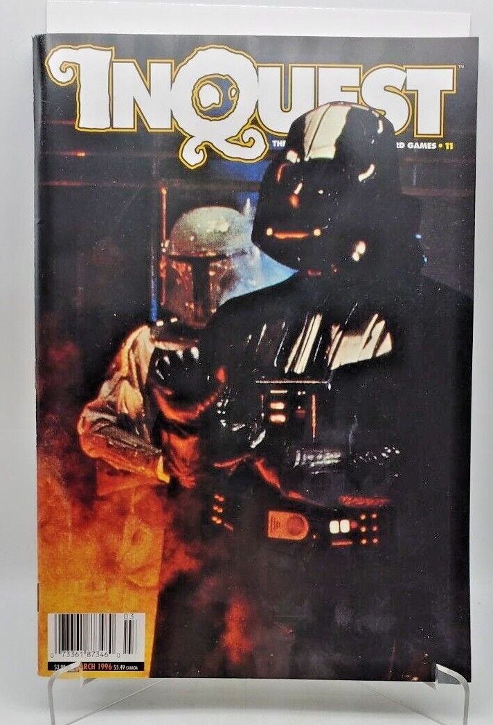 INQUEST Magazine #11, MARCH 1996, DARTH VADAR & Boba Fett on Cover ...