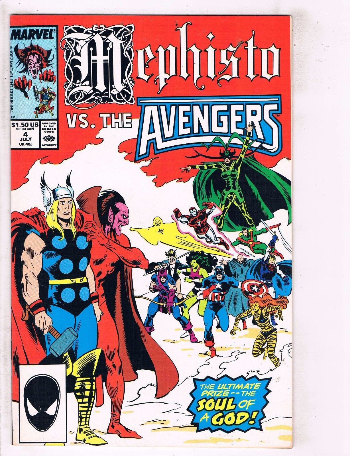 Mephisto Vs Fantastic Four X-Men Avengers COMPLETE Marvel Comics# 1 2 3 ...