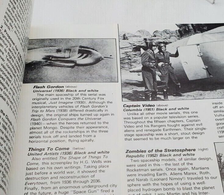 Starlog Photo Guidebook Spaceships Magazine (1977) Flash Gordan to Star ...