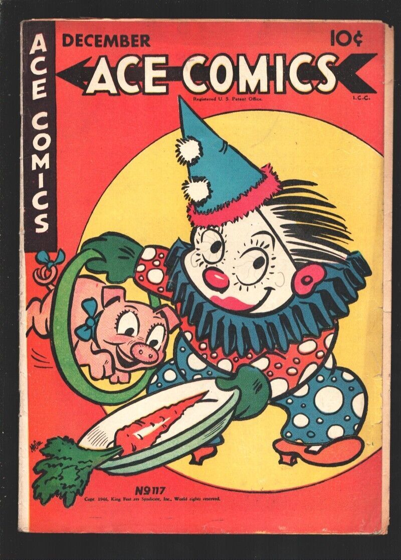Ace Comics #117 1946-Reprints famous newspaper comic strips in comic ...