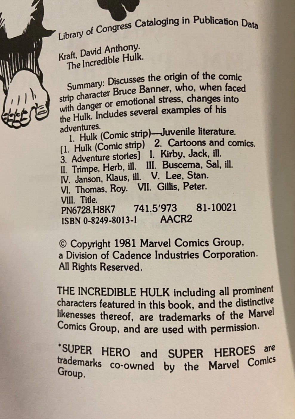 David Anthony Kraft, Incredible Hulk, Secret Story of Gamma Powered ...