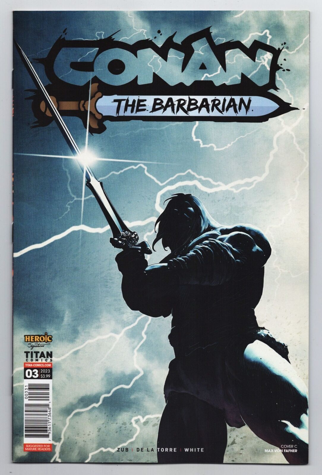 Conan The Barbarian #3 Cvr C Von Fafner Variant (Titan, 2023) NM ...