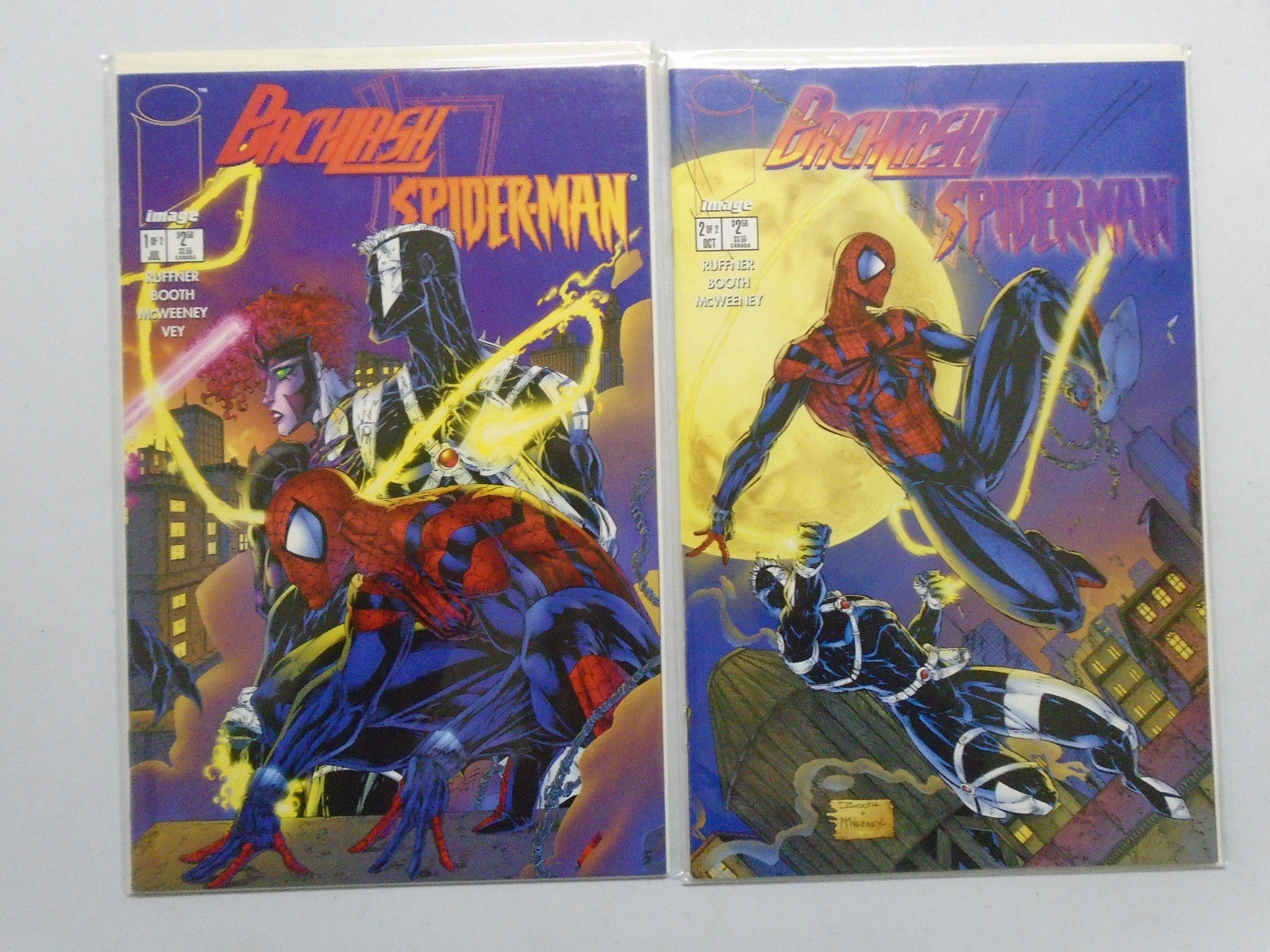 Backlash Spider-Man, Set:#1-3, 8.0/VF (1996) | Comic Books - Modern Age ...