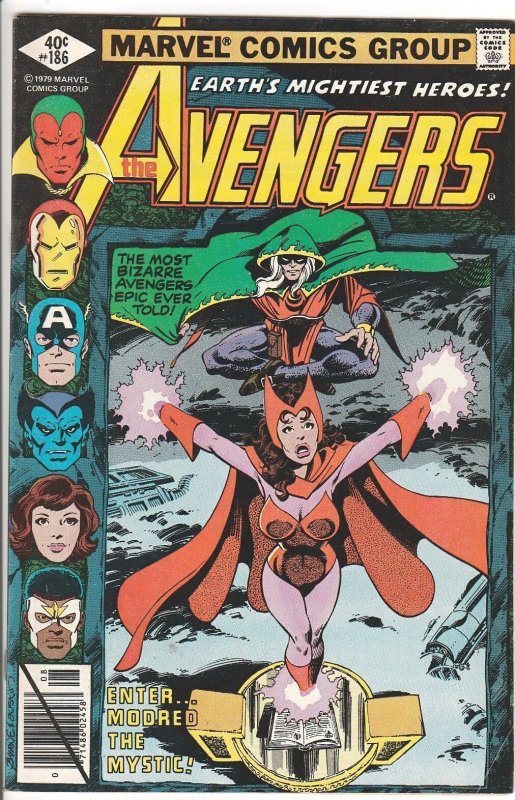 Avengers 186 August 1979 Quicksilver & Scarlet Witch Origin John Byrne ...