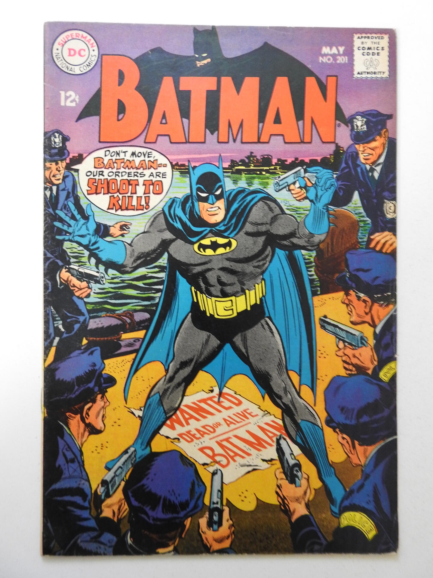 Batman #201 (1968) VG/FN Condition! moisture stain | Comic Books ...