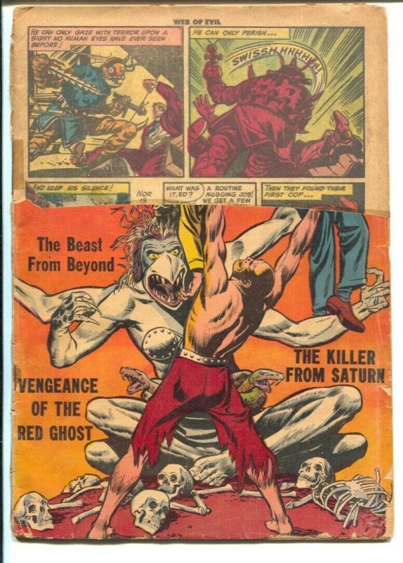 Web Of Evil #3 1953-Quality-Jack Cole monster art-pre-code horror-P ...