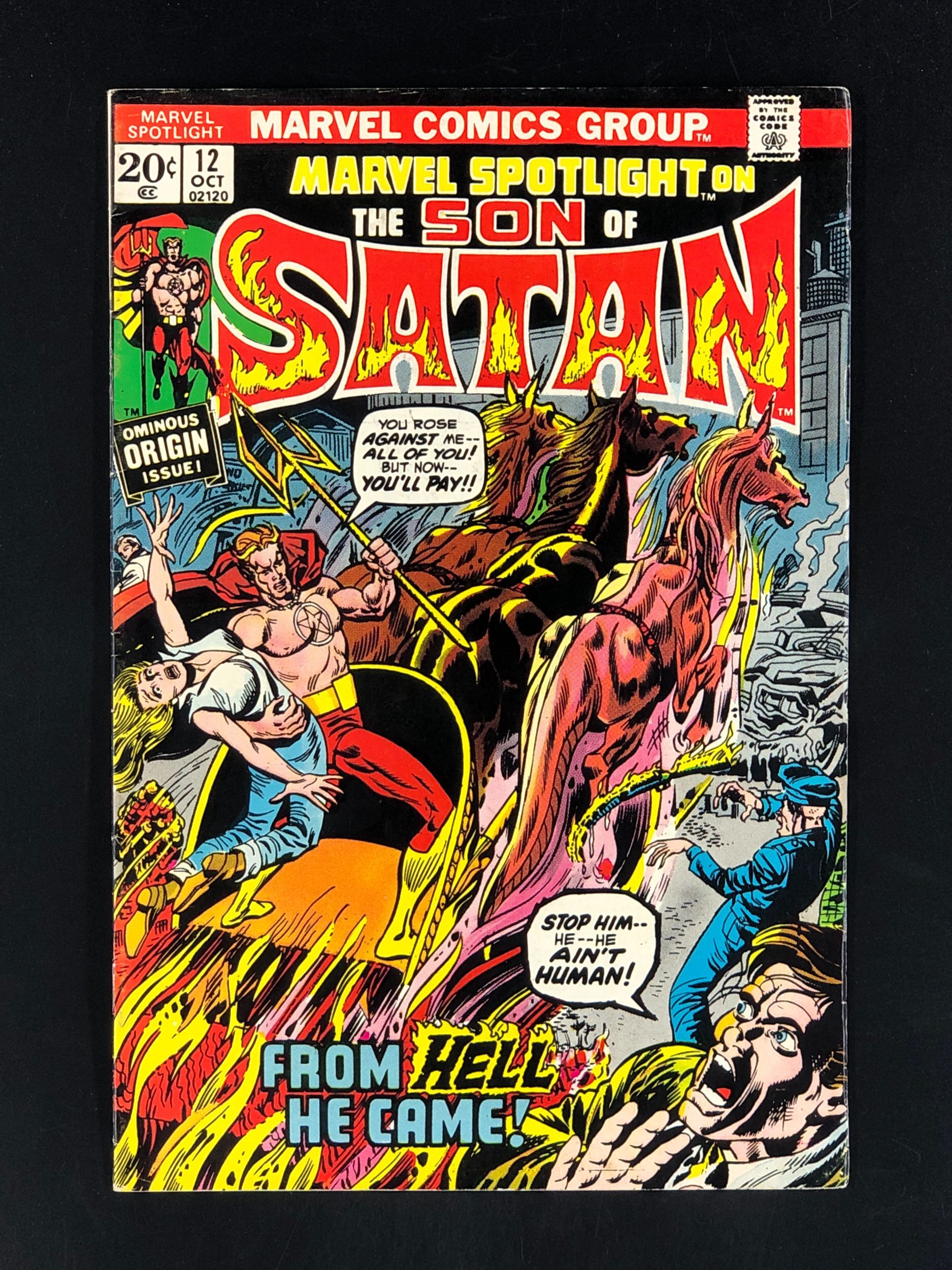 Marvel Spotlight #12 (1973) FN Son of Satan | Comic Books - Bronze Age ...