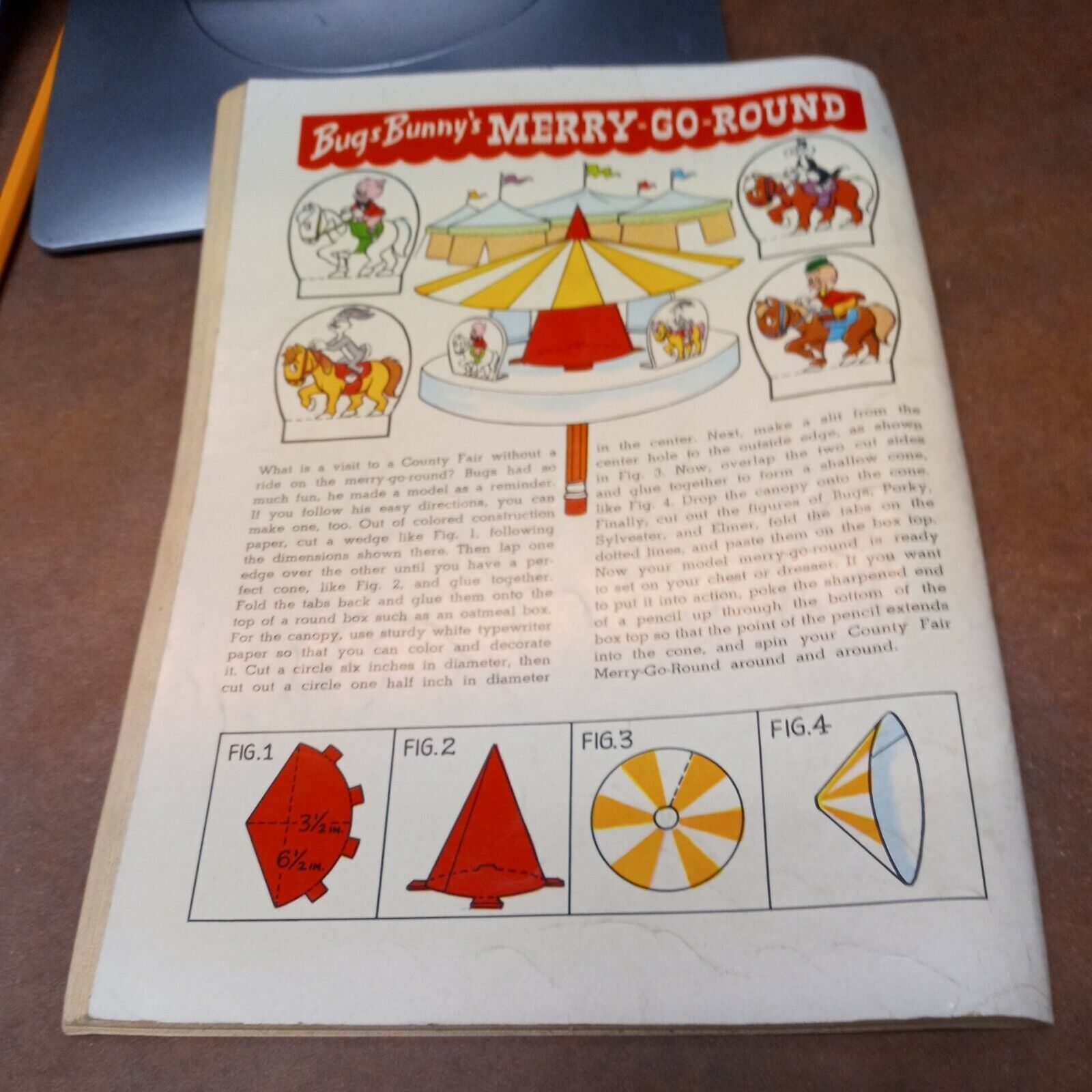 Walt Disney's BUGS BUNNY County Fair 1 DELL GIANT 1957 Comics silver ...