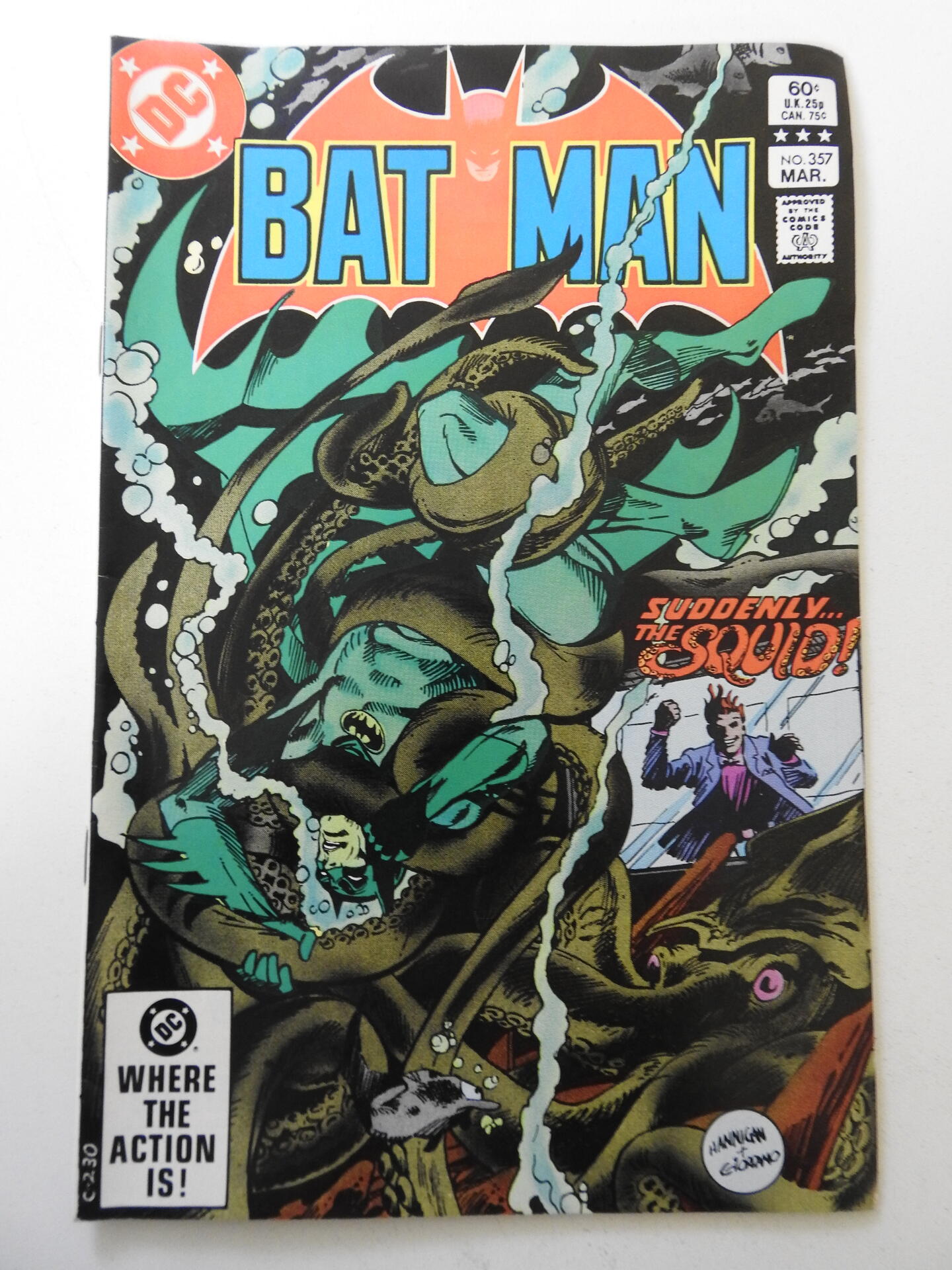Batman #357 (1983) FN/VF Cond! 1st Appearance of Killer Croc & Jason ...
