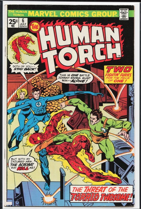 The Human Torch #6 (1975) Human Torch | Comic Books - Bronze Age ...