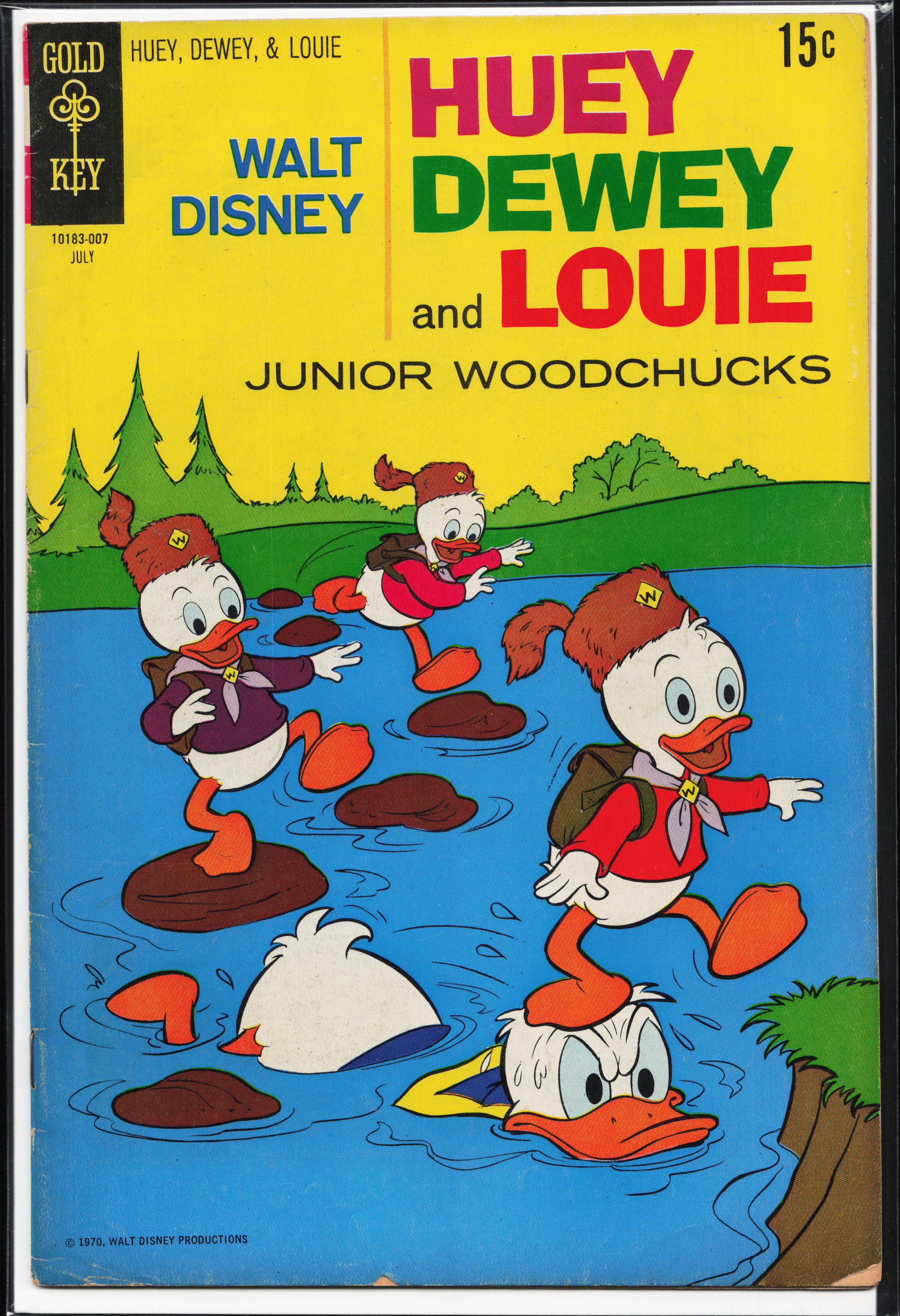 Walt Disney Huey, Dewey and Louie Junior Woodchucks #6 (1970) Huey ...