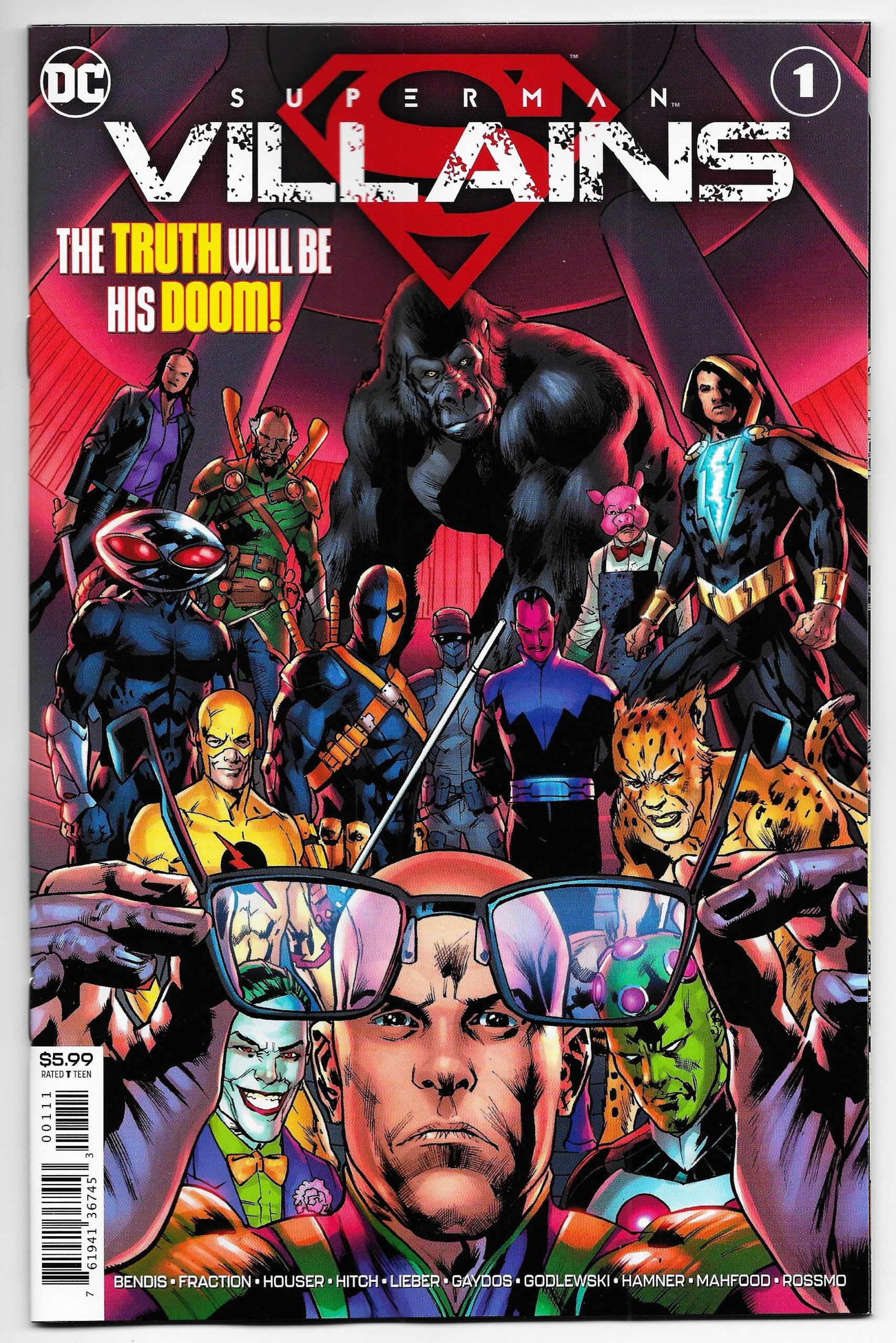 Superman Villains #1 | Joker | Reverse Flash | Lex Luthor (DC, 2020) NM ...