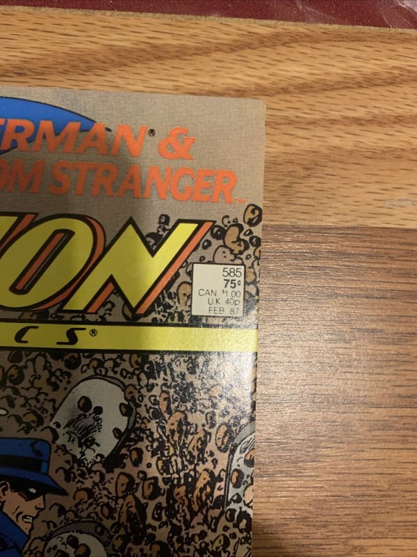 DC Action Comics #585 1986 Comic Superman Phantom Stranger John Byrne ...