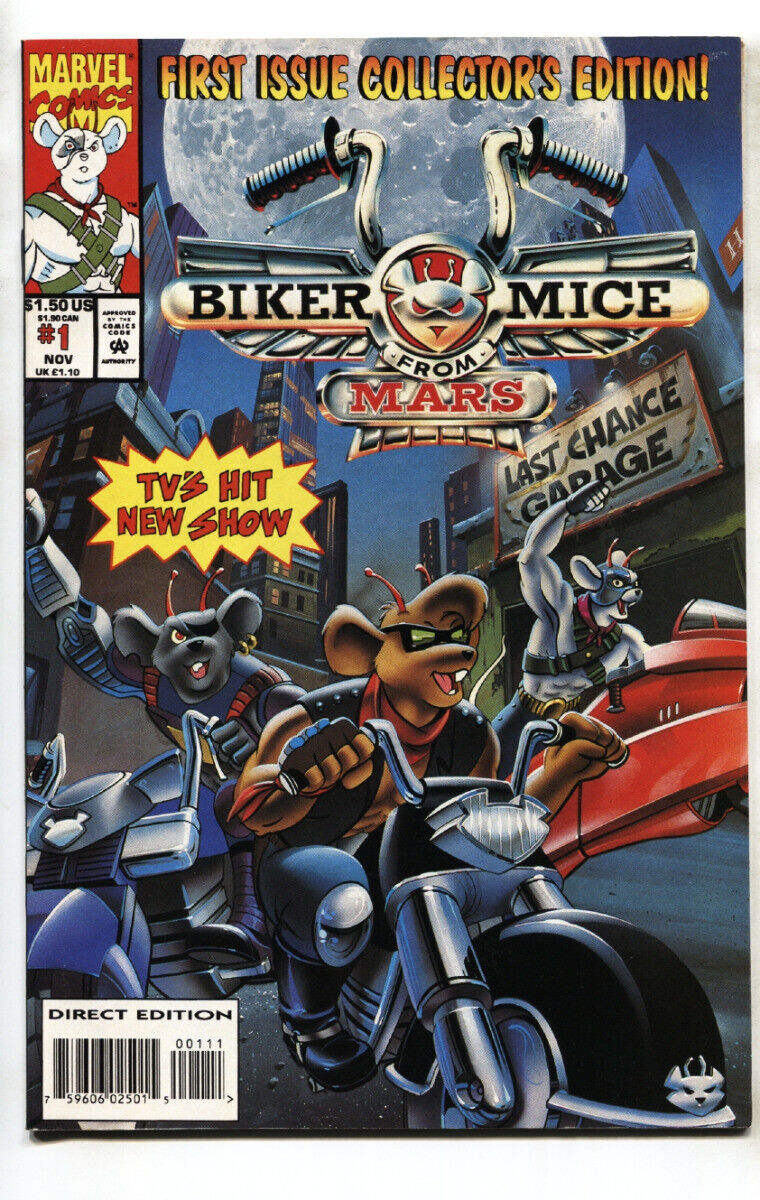 Biker Mice From Mars #1--Marvel--First issue--comic book--NM- | Comic ...
