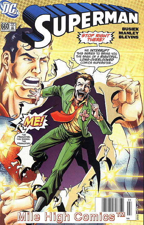 SUPERMAN (1986 Series) (#0-226, #650-714) (DC) #660 NEWSSTAND Fine ...