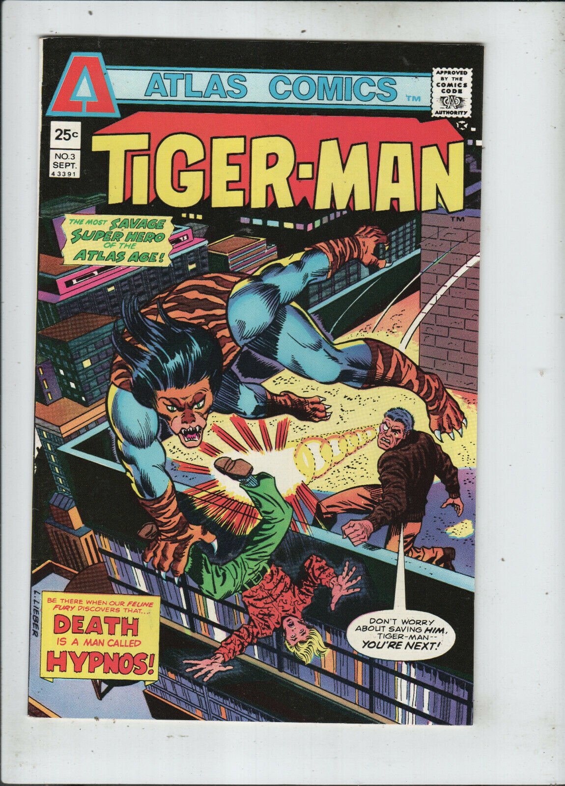 Tiger-Man #1-3 Set (1975-ATLAS) | Comic Books - Modern Age, Superhero ...