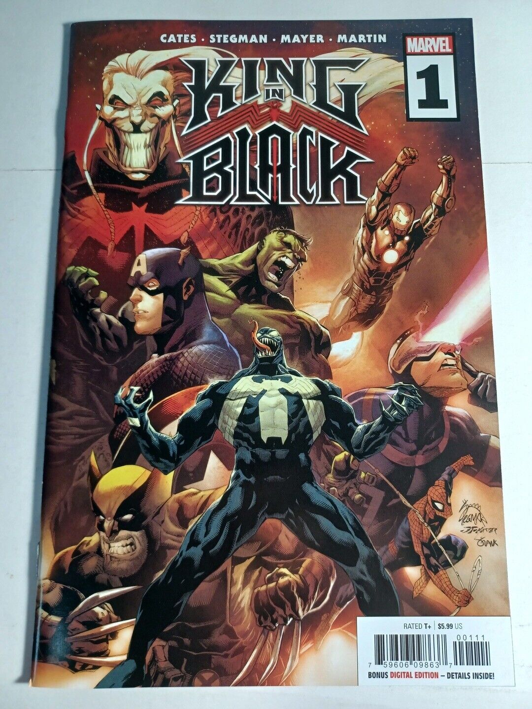 King in Black #1 Secret Variant Marvel Comics c213 | Comic Books ...