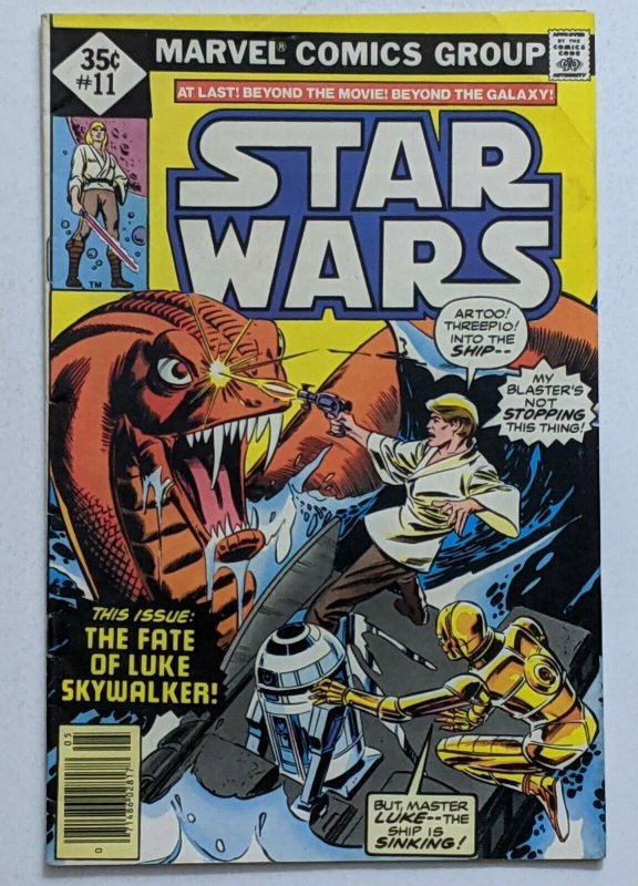Star Wars #11 (May 1978, Marvel) VG 4.0 Whitman Variant Crimson Jack ...