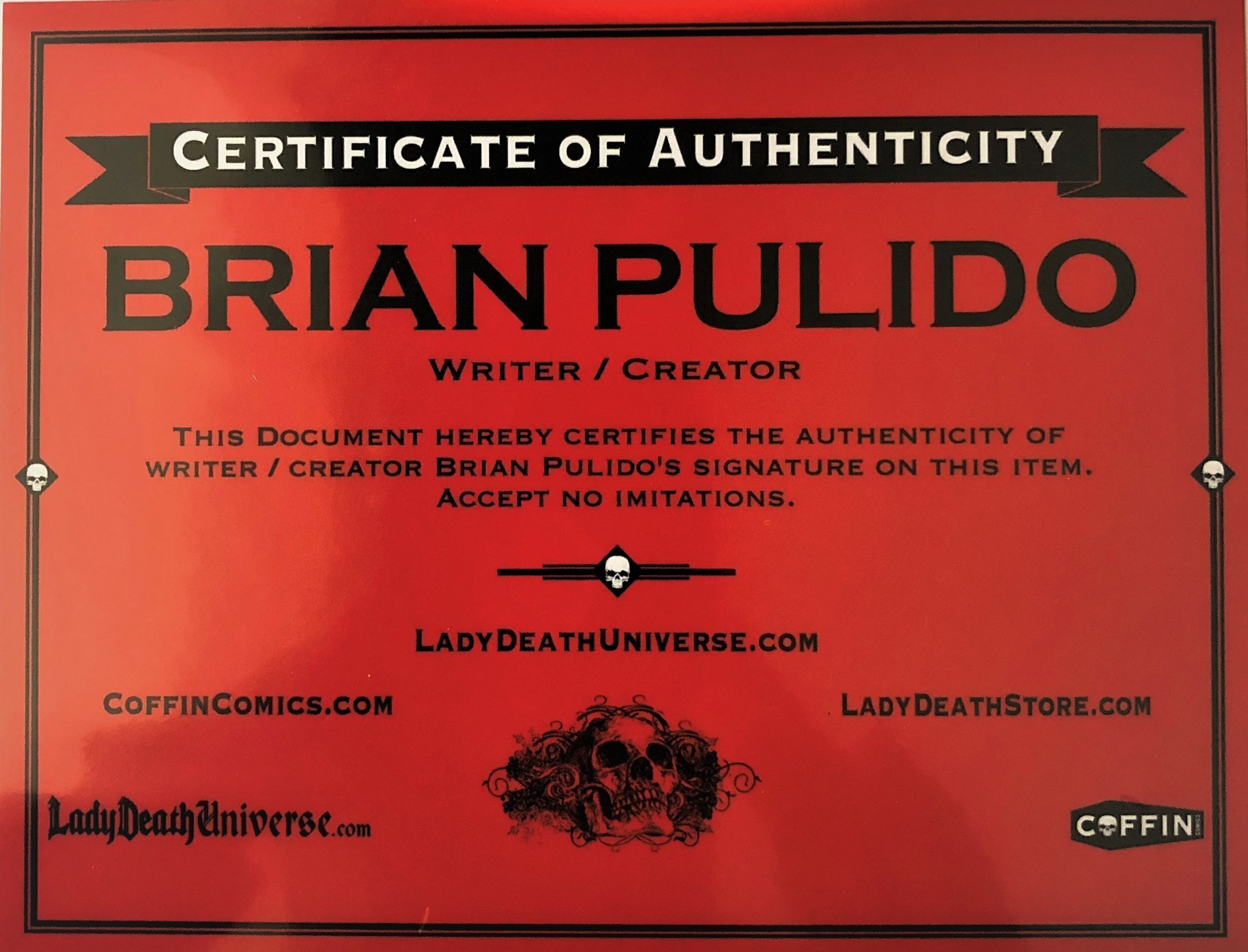 Hellwitch the Forsaken #1 Slippery Edition Signed Glossy Cover COA LTD ...