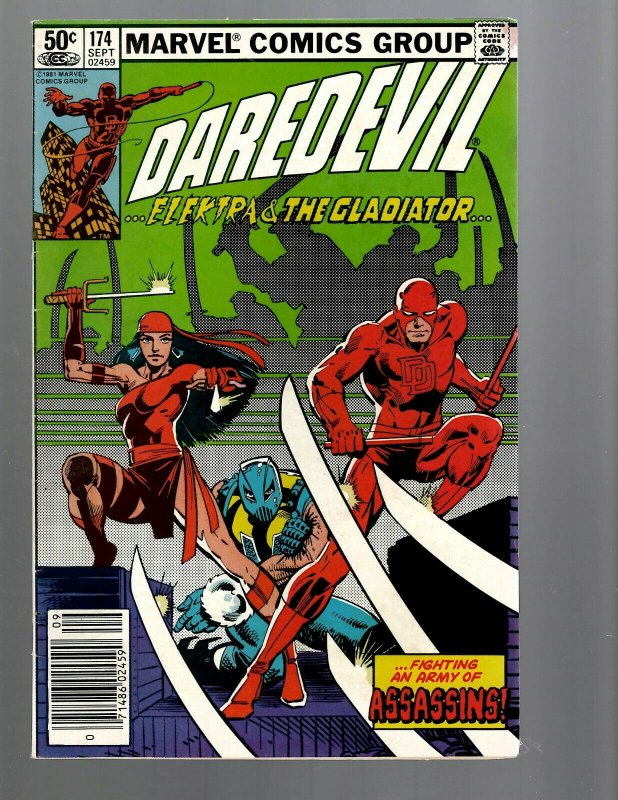 Daredevil # 174 VF/NM Marvel Comic Book Bullseye Defenders Hell's ...