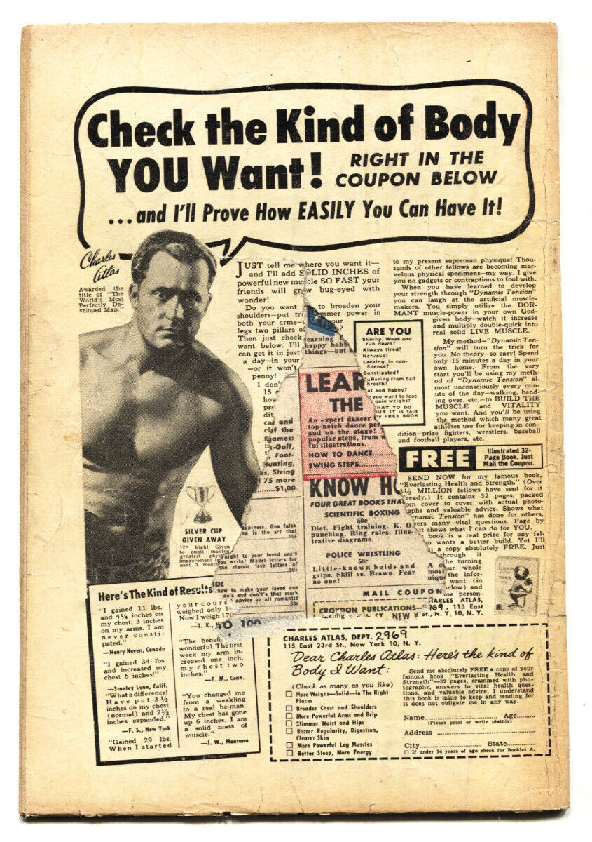 OUTLAWS #13 1953-L.B. Cole cover art-Golden-age western comic book ...