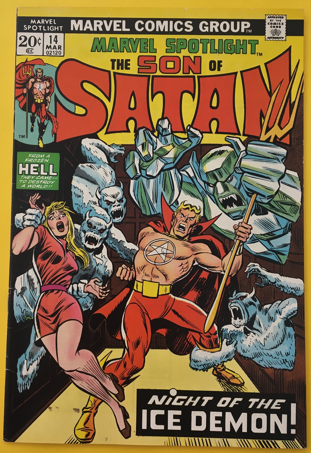 Marvel Spotlight 14 SON of Satan Marvel 1974 B | Comic Books - Modern ...