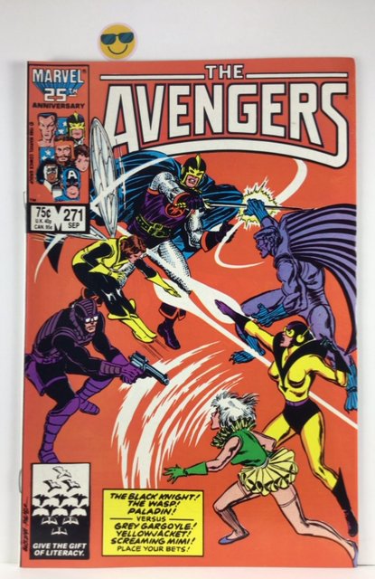 The Avengers #271 (1986) nm Black knight Wass paladin vs Gargoyle ...