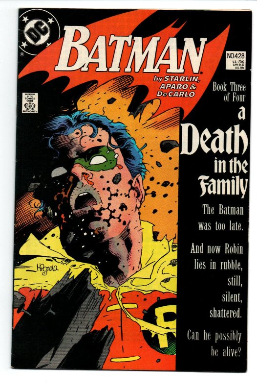 Batman #429 - Muerte De Robin Jason Todd-Key/- Mignola - 1988-Muy bien ...