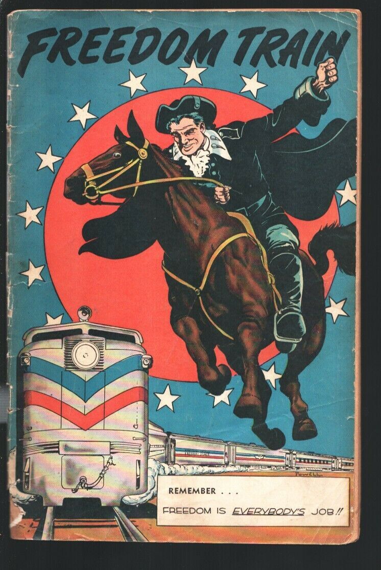 Freedom Train 1948- -History of America-Bob Powell cover art- G | Comic ...