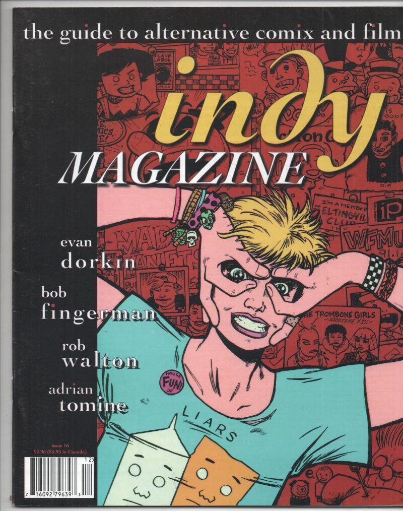 INDY MAGAZINE #16, VF/NM, 1996, Evan Dorkin, Tomine, Fingerman | Comic ...