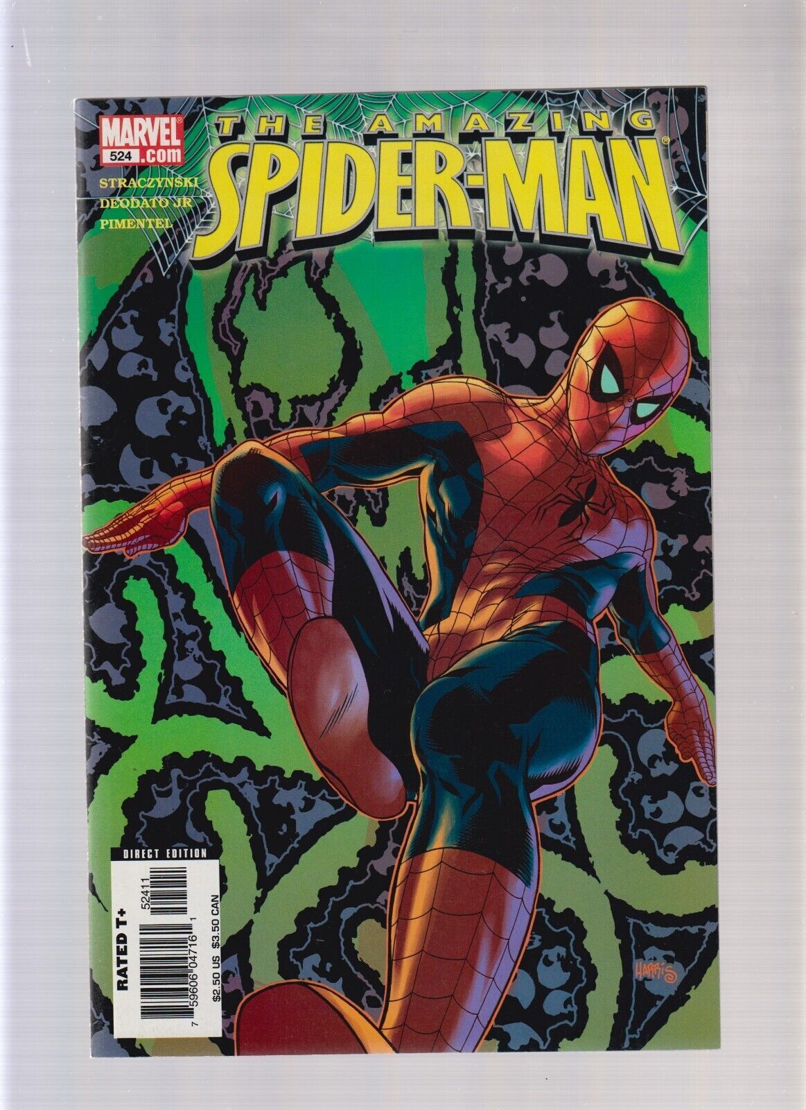 Amazing Spider-Man #524 - Tony Harris Cover (9.2) 2005 | Comic Books ...