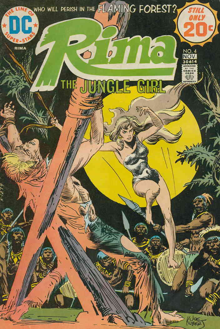 Rima, the Jungle Girl #4 VG ; DC | low grade comic Joe Kubert | Comic ...