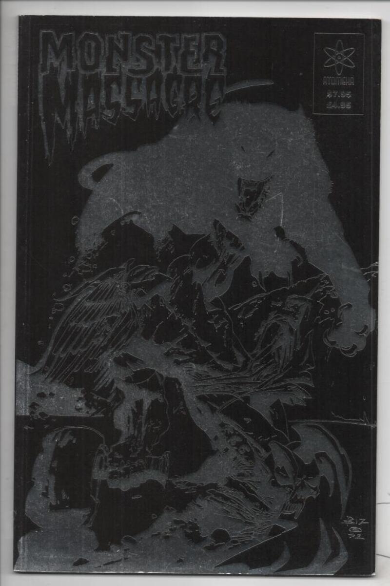 MONSTER MASSACRE #1, VF/NM, Simon Bisley, 1993, Atomeka, Silver edition ...