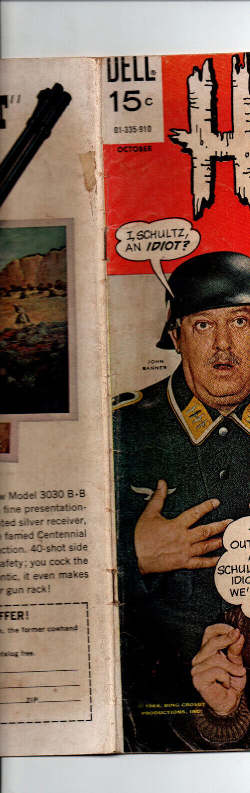 Hogan's Heroes #9 last issue- Klink Schultz Hogan photo cover - Dell ...