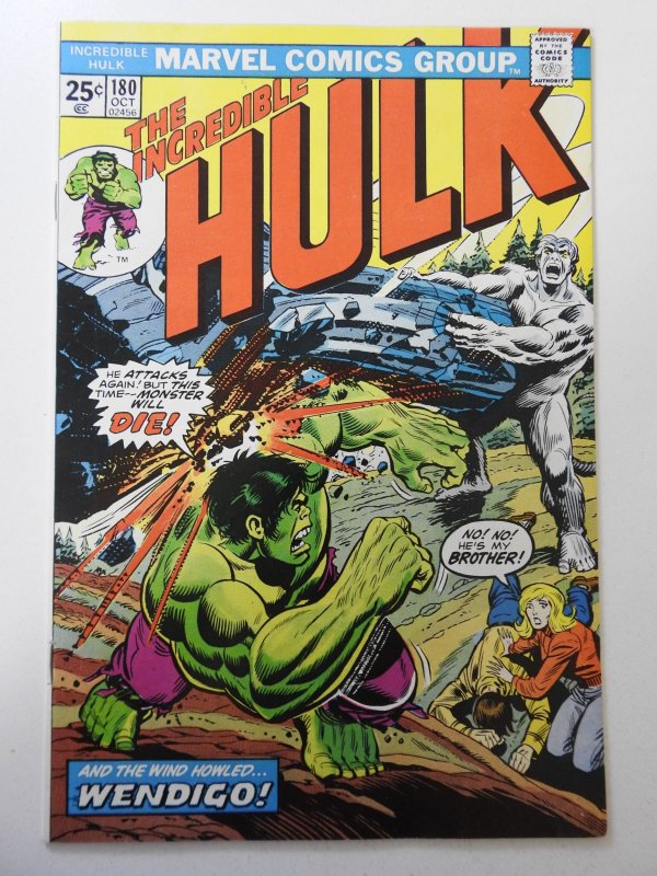 The Incredible Hulk #180 (1974) VF- Cond MVS intact! 1st Cameo App of ...